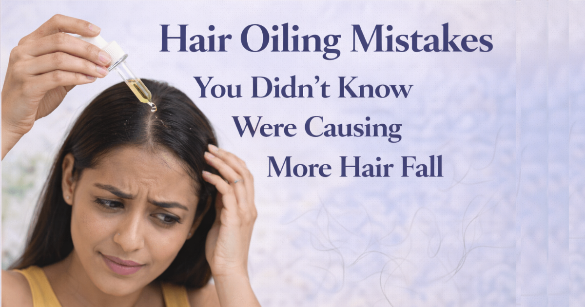 Hair Oiling Mistakes That Cause Hair Fall & How to Fix Them
